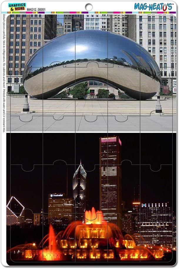Amazon.com: Chicago City - Bean Buckingham Fountain Novelty Gift Locker ...