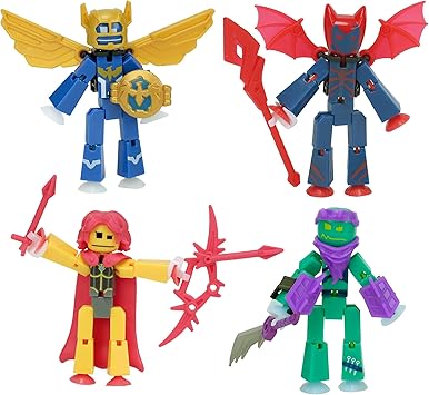 Amazon.com: Zing StikBot Legendz Series 1 - Includes Valor, Ruebell ...