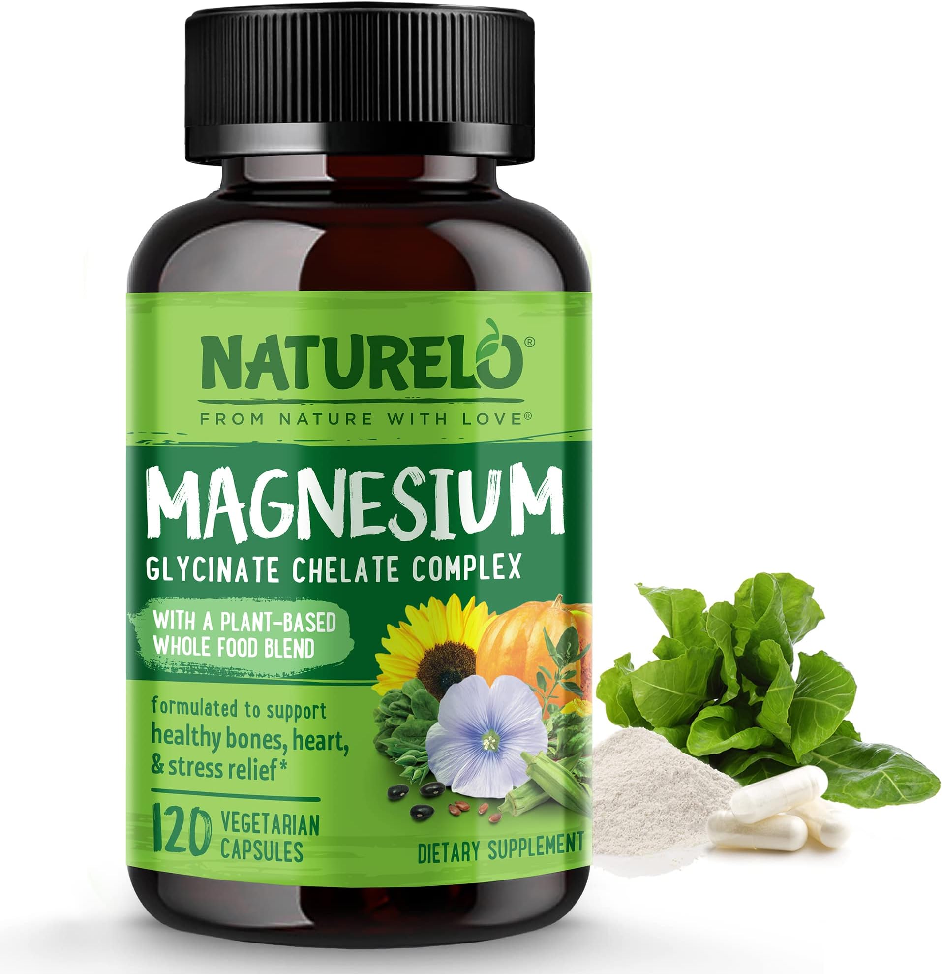 Amazon.com: Organic Magnesium | Whole Food Magnesium - Plant-Based ...