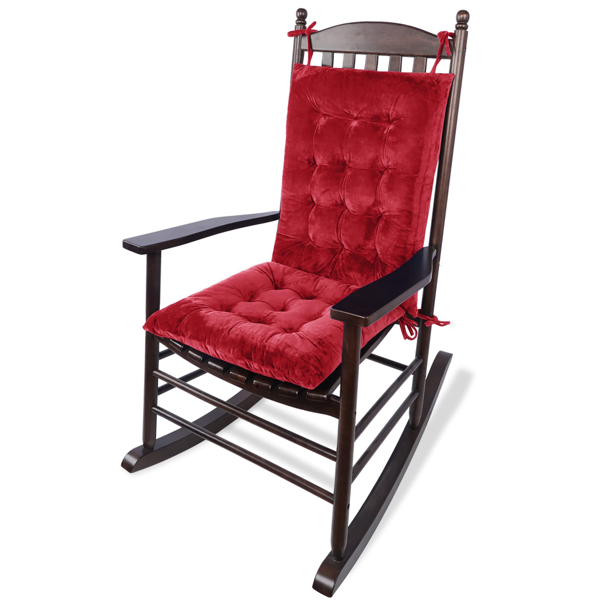 ELFJOY Rocking Chair Cushions Rocking Chair Pads for Wooden Rocking ...