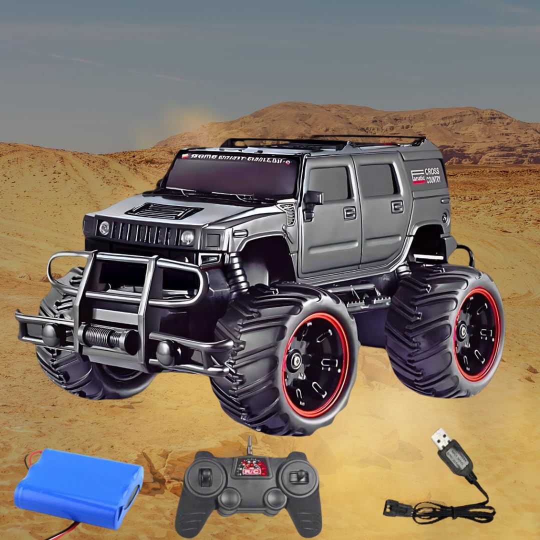 Storio RC Car Rechargeable 1:20 Scale Hummer Off-Road Remote Control ...