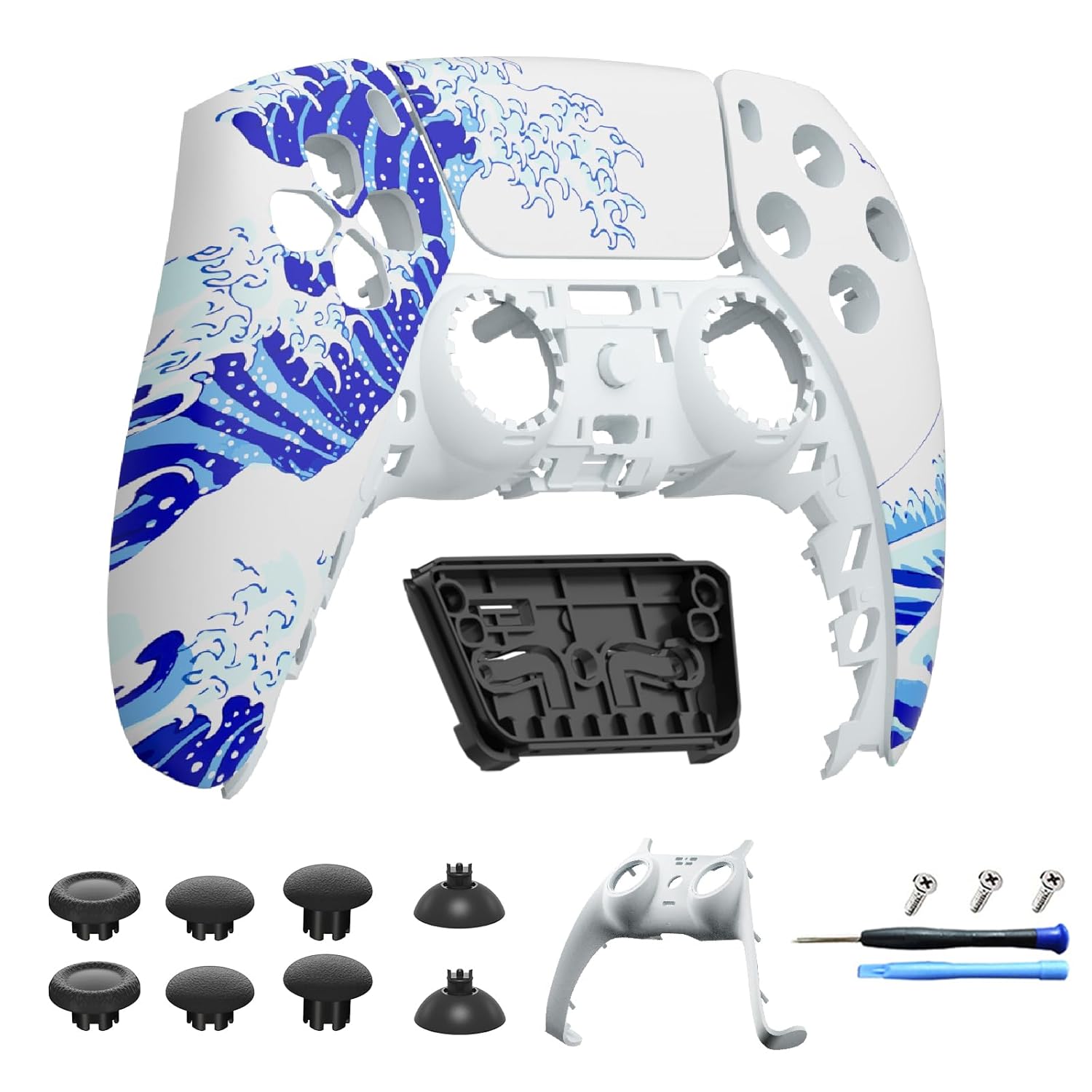 Amazon.com: CHARM FOCUS Custom Front Shell for PS5 Controller BDM-010 ...