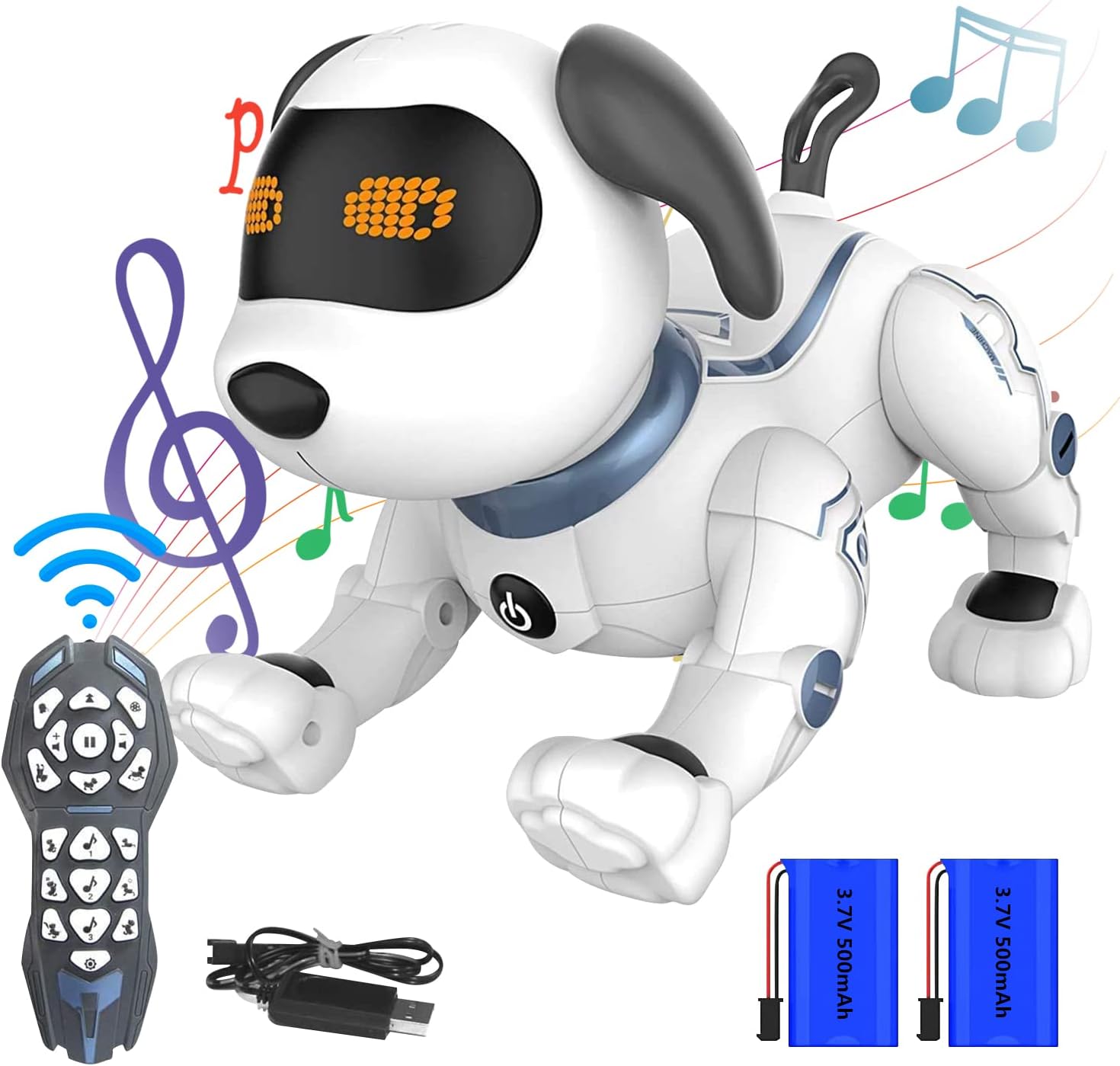 Robot Dog Toy Intelligent Smart Puppy Robot Music Dancing Interactive ...