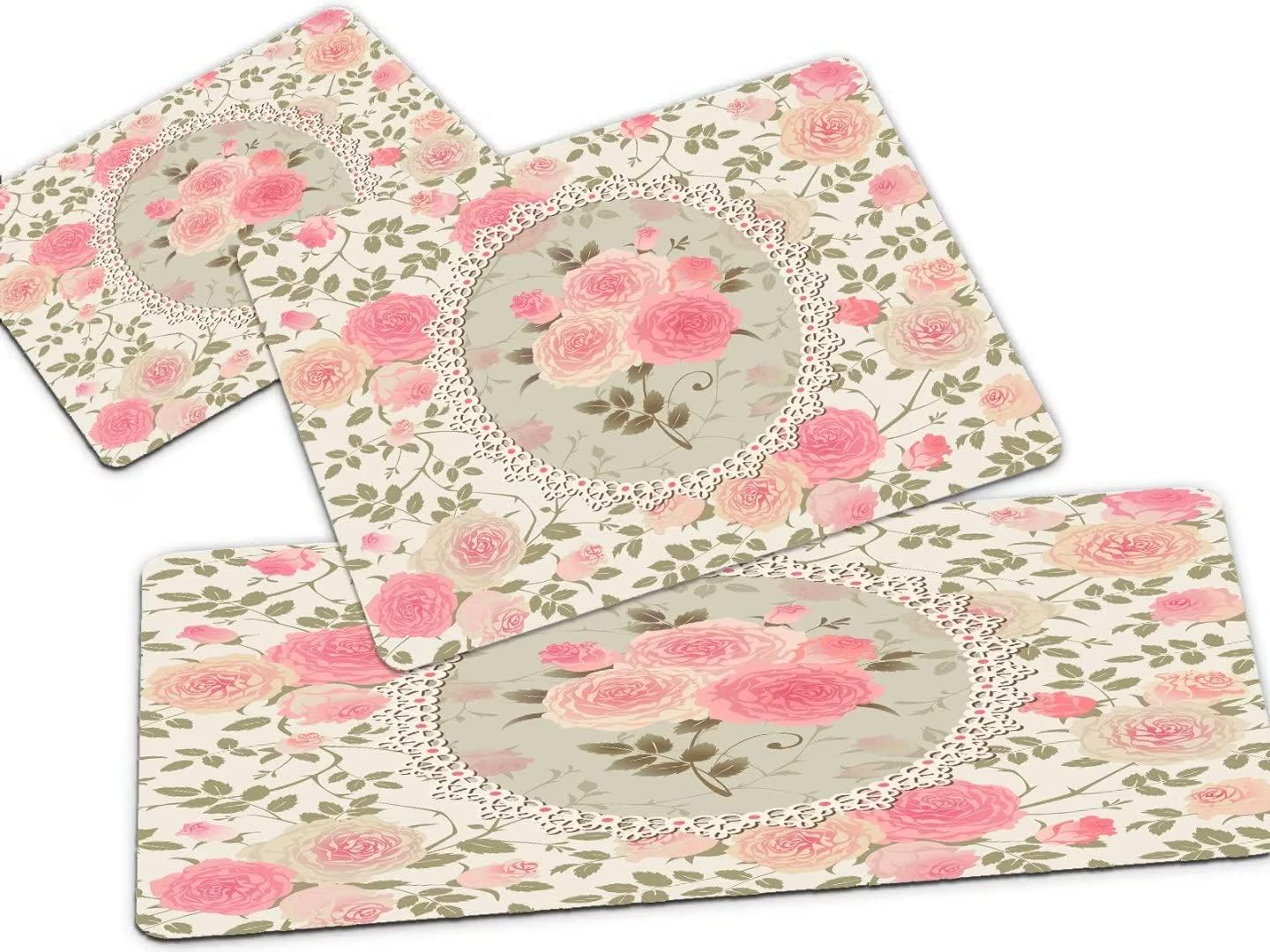 Pink Kitchen Rug Set at Troy Musselman blog