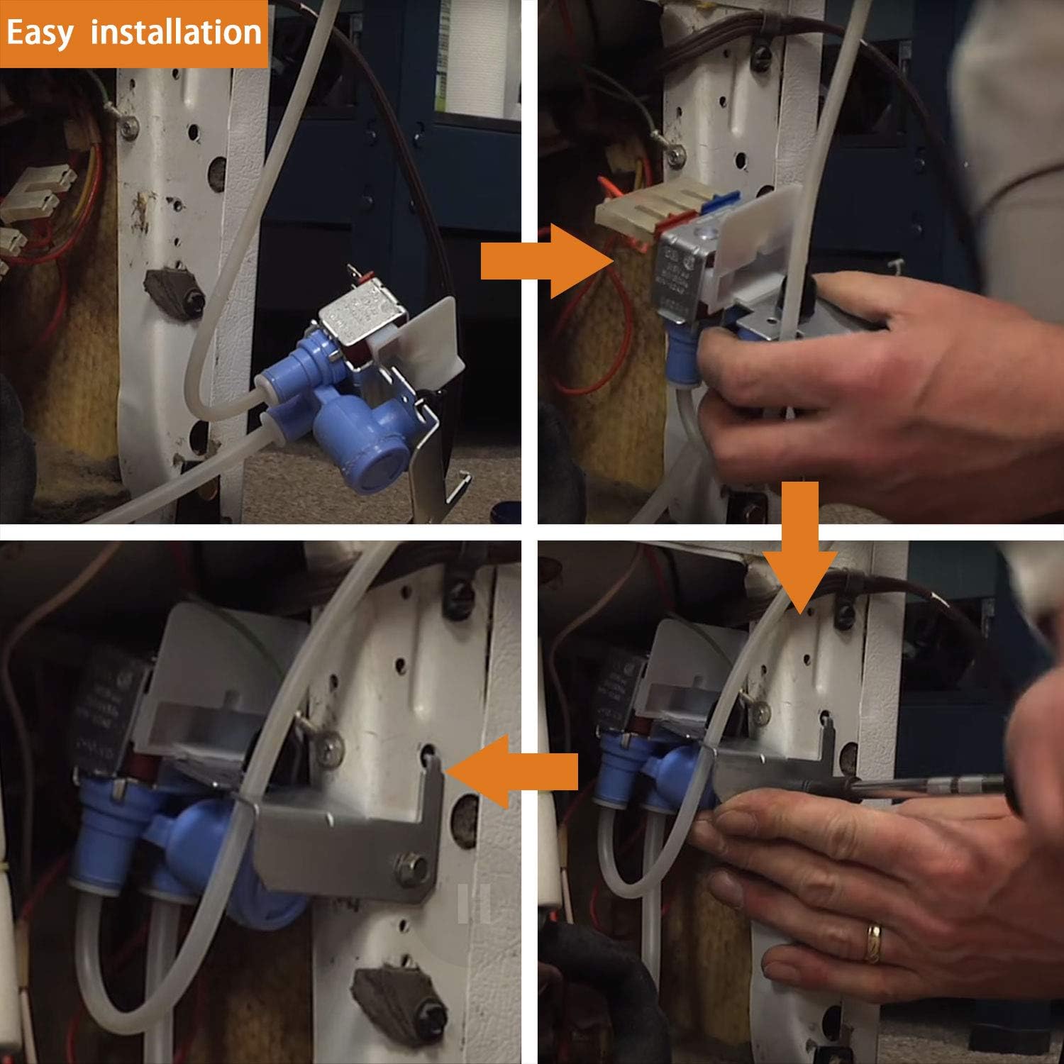 WR57X10051 Válvula de entrada de agua doble para refrigerador, repuesto ...