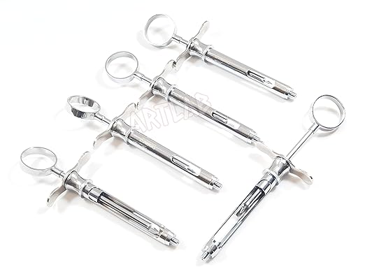 5 Premium Aspiring Dental Syringes 1.8mL ANESTHETIC ONE Ring with ...