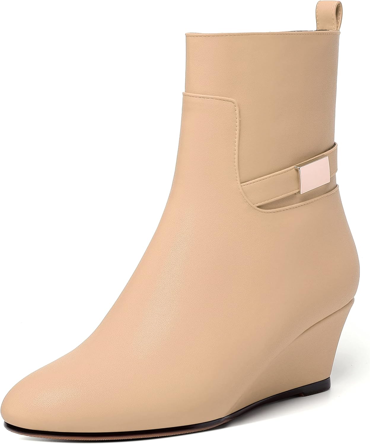 Amazon.com | SKYSTERRY Womens Zip Matte Round Toe Outdoor Fashion Solid ...