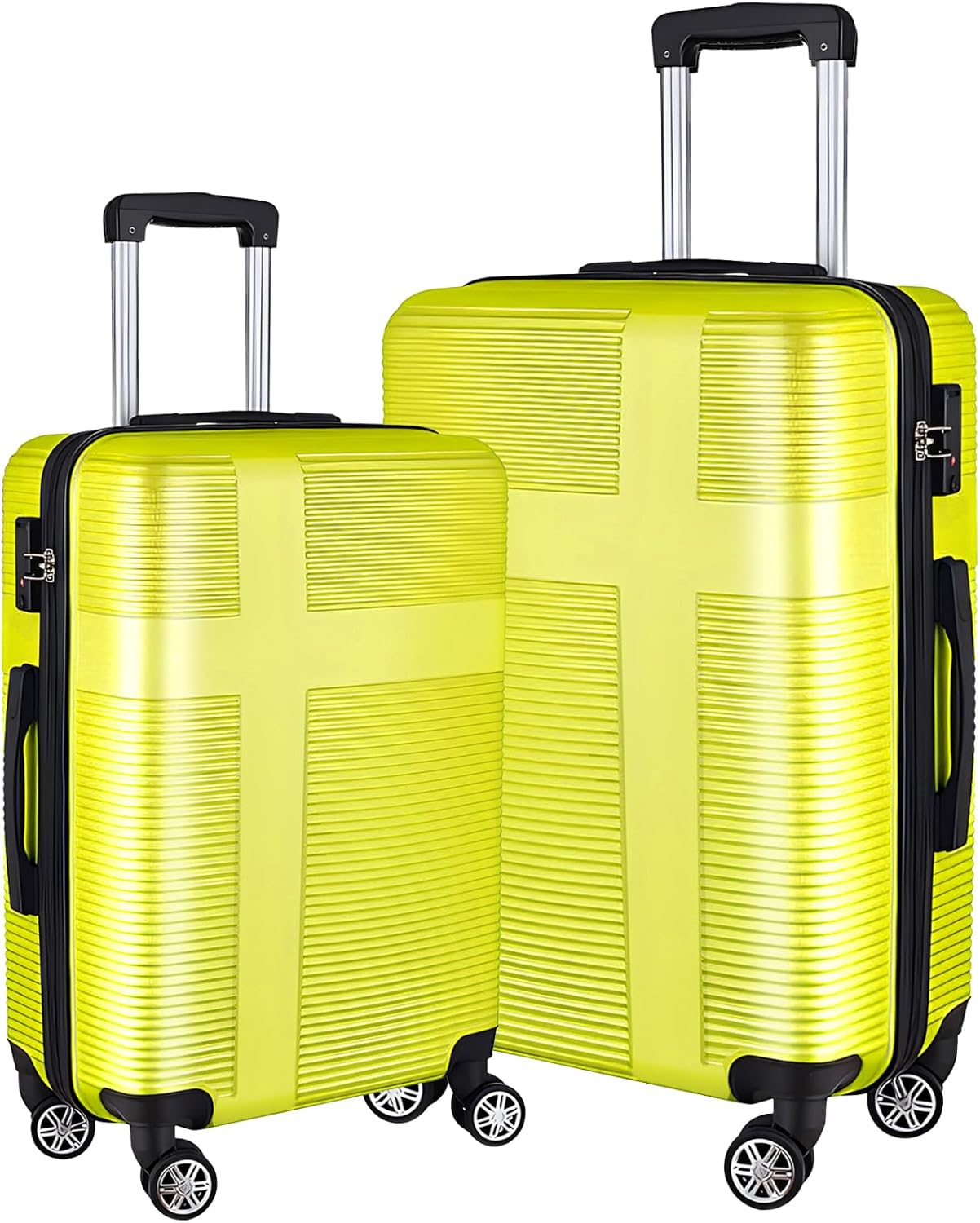 Amazon.com | HOUAGI Luggage Sets 2 Piece,20 inch 24 inch Carry on and ...