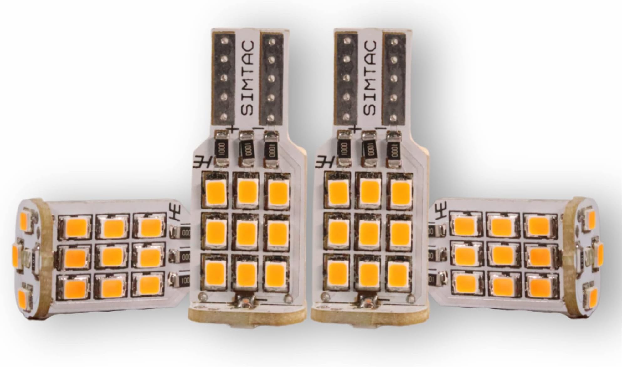 SIMTAC 3 Year Warranty 360° Reflecting T10 LED Indicator Bulbs For ...