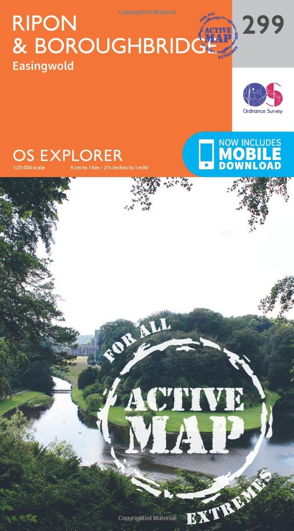 Ripon & Boroughbridge Map | Weatherproof | Easingwold | Ordnance Survey ...