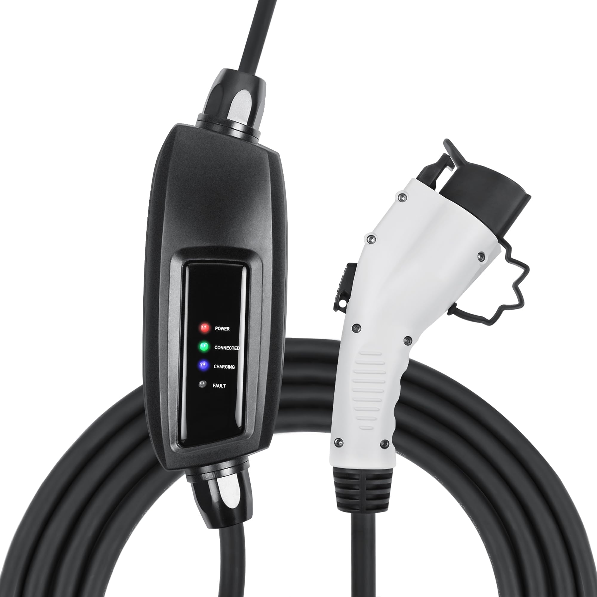 Amazon.com: VEVOR Level 1+2 EV Charger, 16 Amp 110-240V, Portable ...
