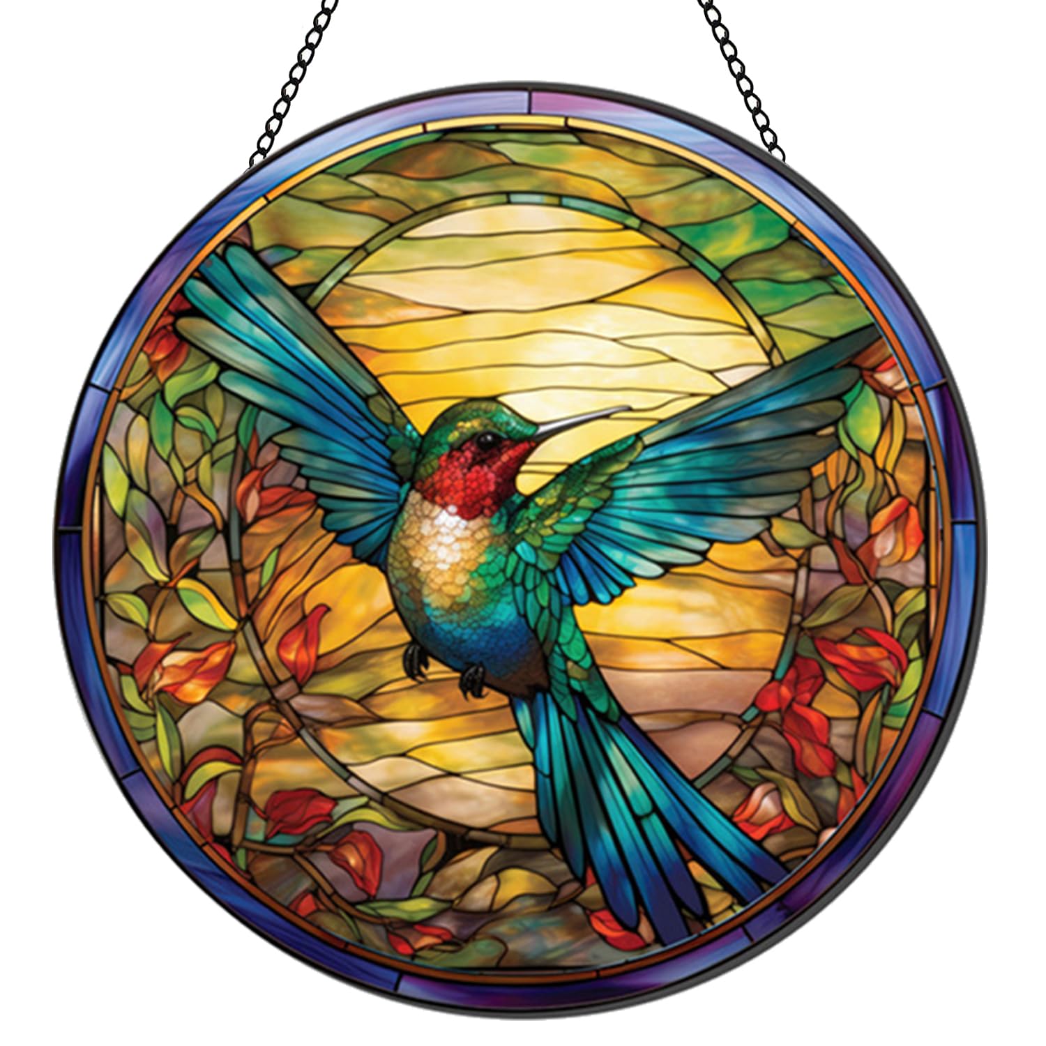 Amazon.com: MATIHAY Hummingbird Acrylic Window Hanging, Hummingbird ...