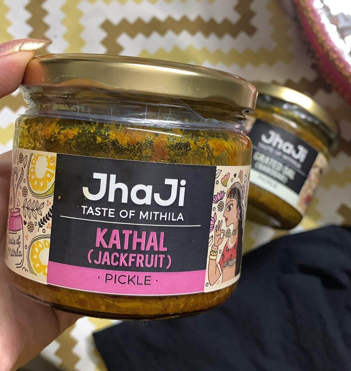 JhaJi Store's Authentic Homemade Jackfruit Pickle | Soft, Chewy Kathal ...