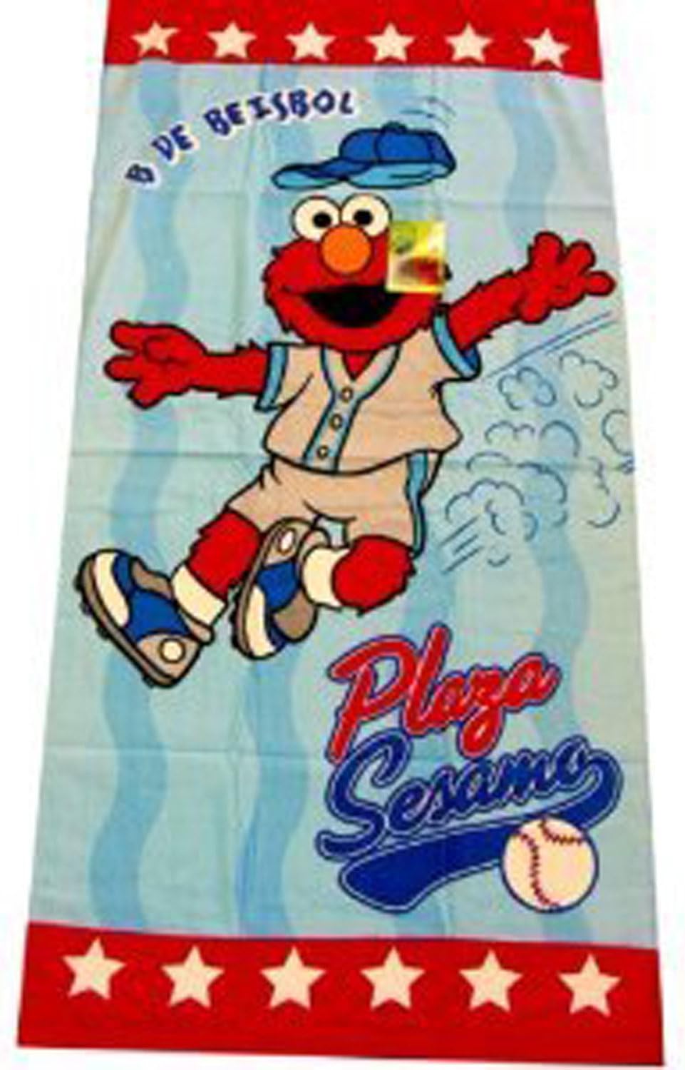 Amazon.com: Sesame Street Bath Linens- All star Elmo towel : Home & Kitchen