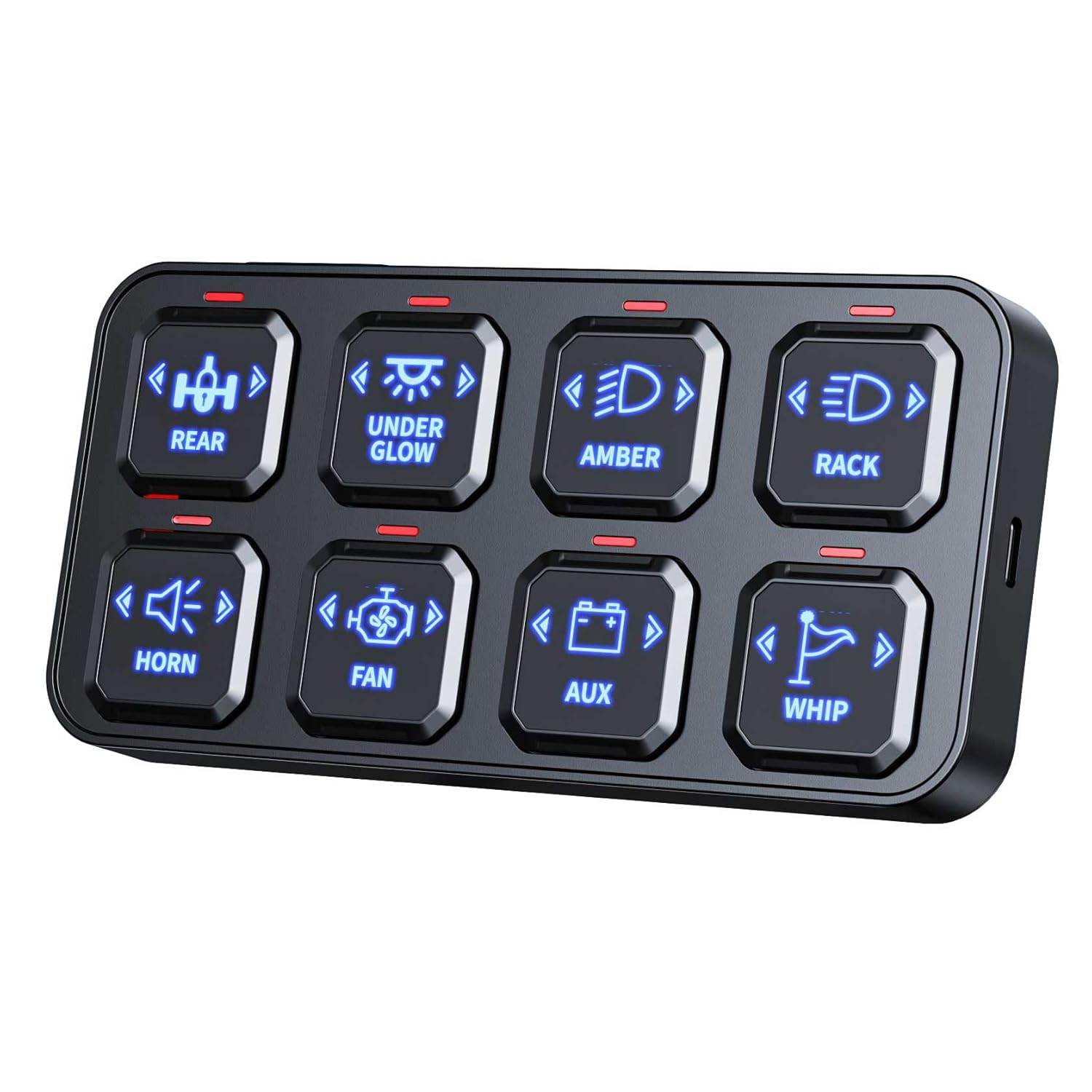 Amazon.com: BABATH 8 Gang Wireless Remote Control Switch Panel 12v ...