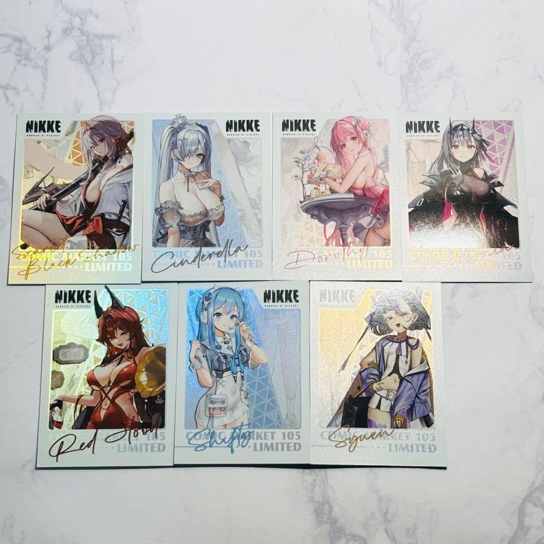 Amazon.co.jp: ニケ 勝利の女神 nikke コミケ c105 トレードカード 全種セット⑨ : おもちゃ