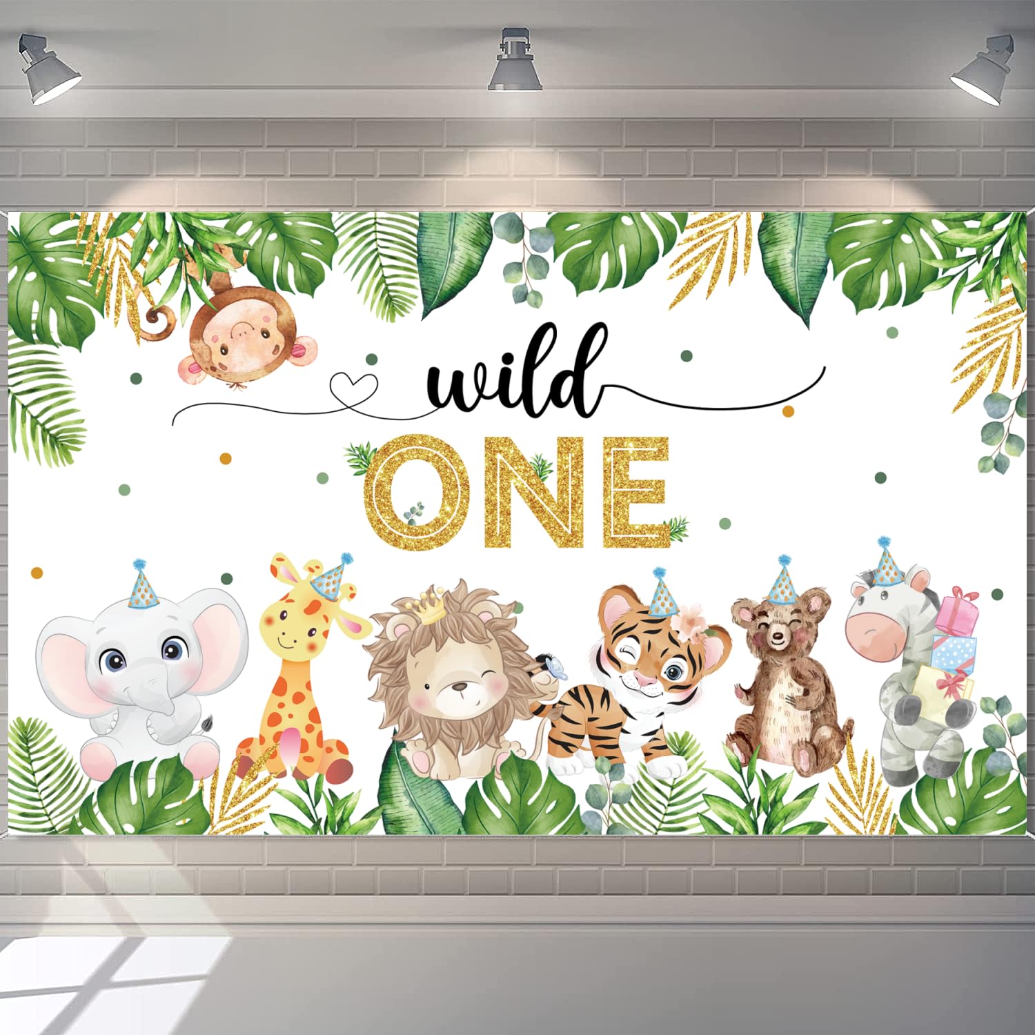 Yuanbigtai Wild One Background Banner Birthday Decoration for Boys ...