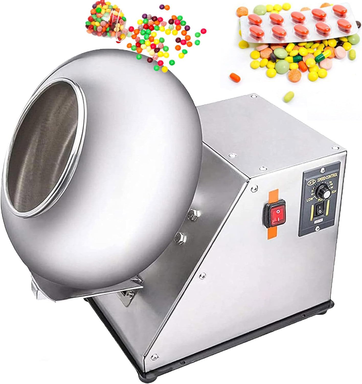 Amazon.com : NYMFEA Sugar Coating Machine - Chocolate Coating Machine ...