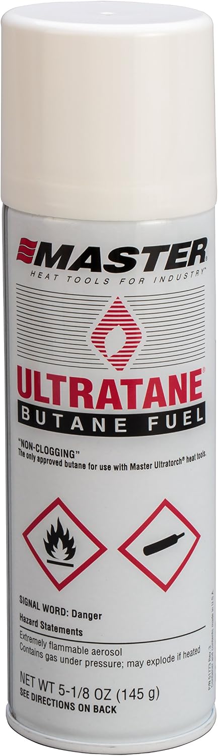Master Appliance 51773-24 Ultratane Butane Canister, 5-1/8 oz : Amazon ...