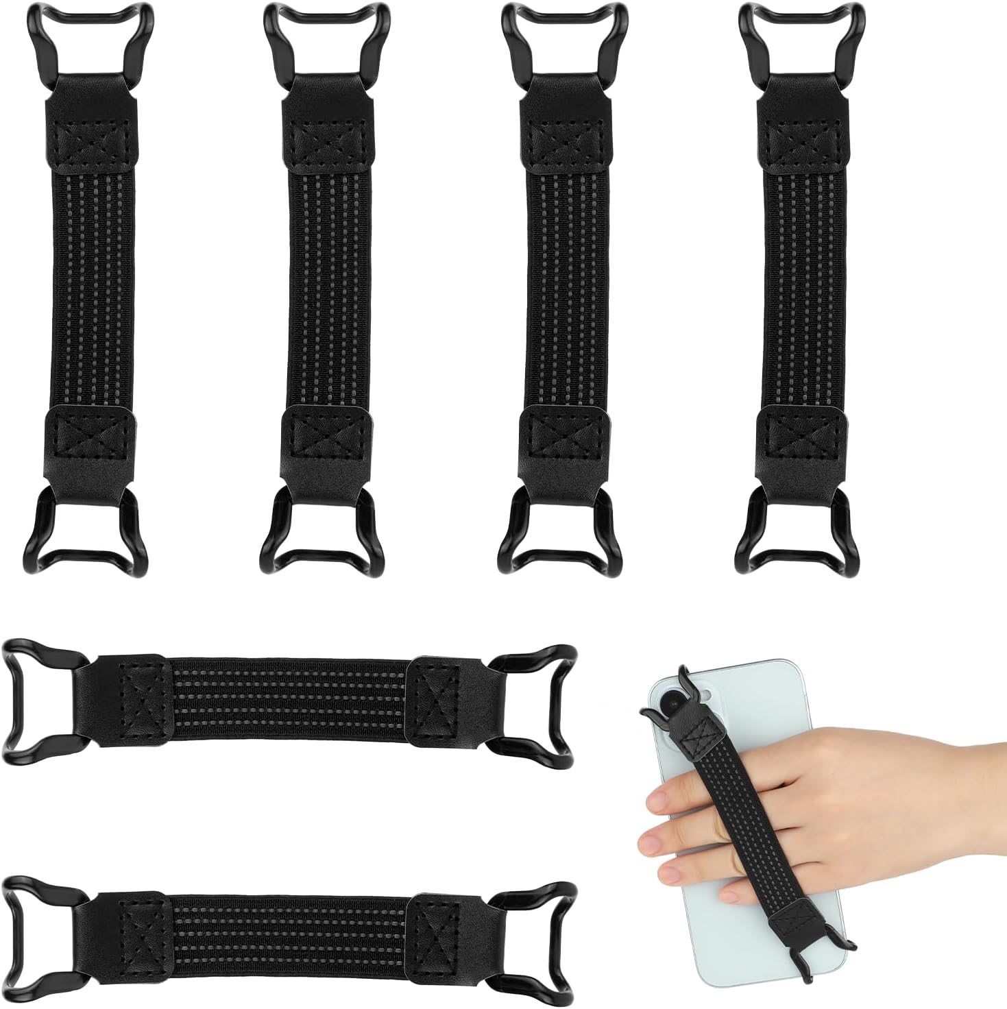 Amazon.com: 6 PCS Mobile Phone Security Hand Strap, Holder Finger Grip ...