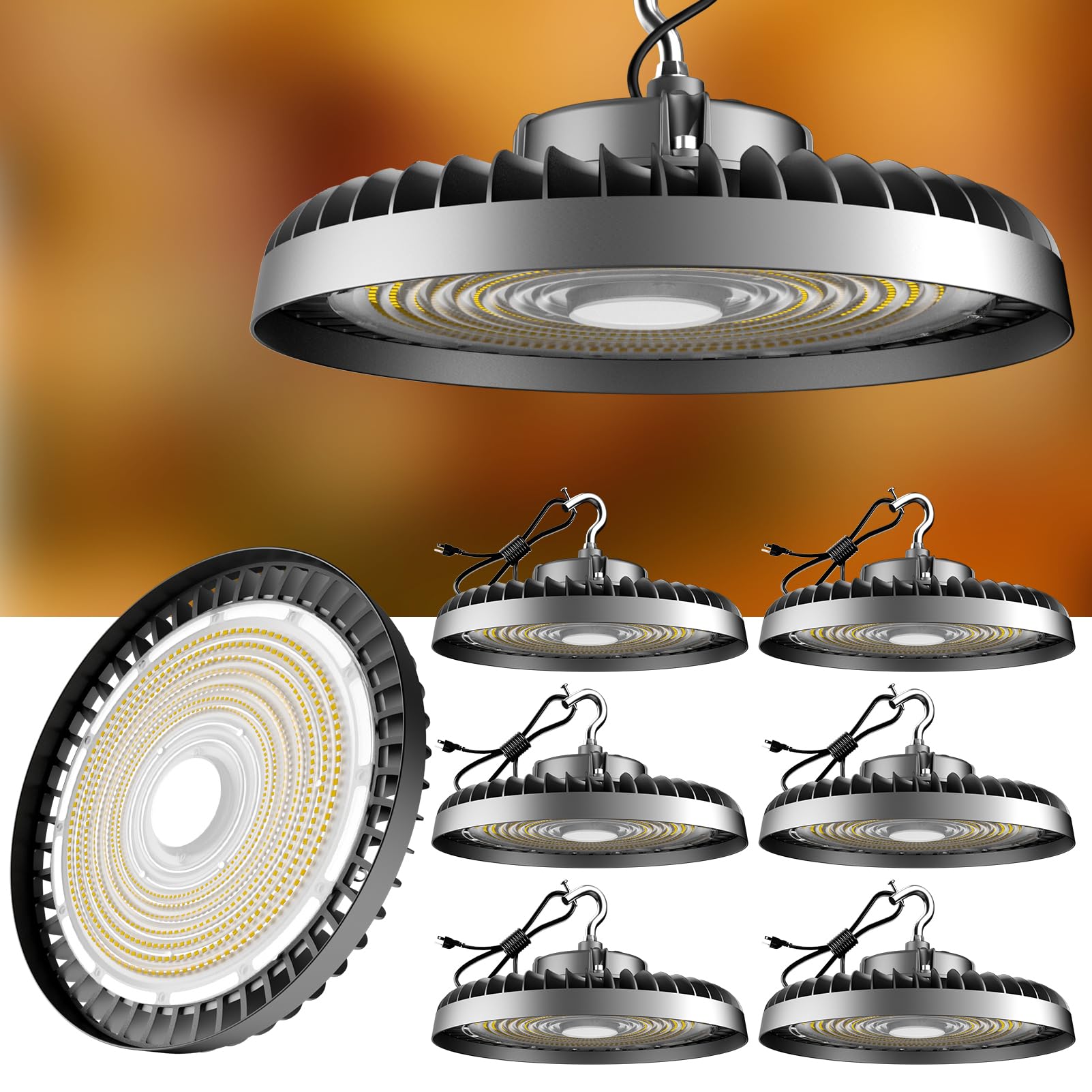 Lightdot 350W UFO LED High Bay Light 5000K 52500LM High Bay LED Light ...