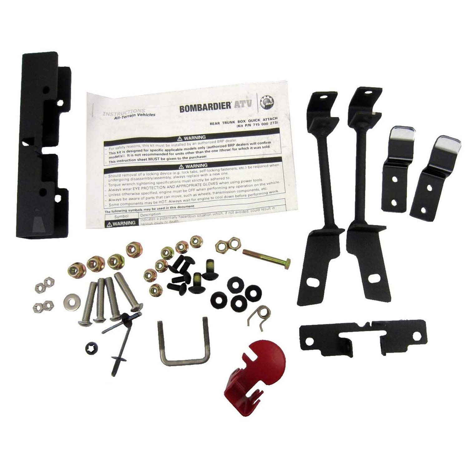 Can-Am 715000273 ATV Quick Attach/Detach System for Rear Trunk Box ...