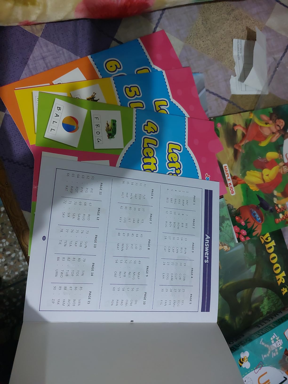 Jolly Kids Let’s Spell 3, 4, 5 and 6 Letter Words Practice Books for ...