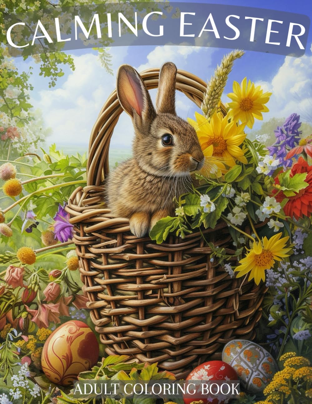 Amazon.com: Calming Easter Coloring Book for Adults: Vintage Grayscale ...