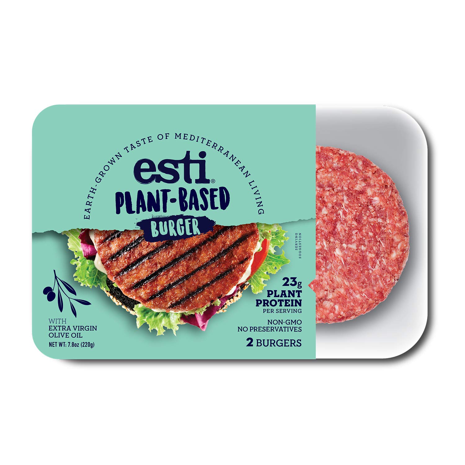 Amazon.com: Esti Foods Plant-based Burger, 7.8 Oz : Grocery & Gourmet Food