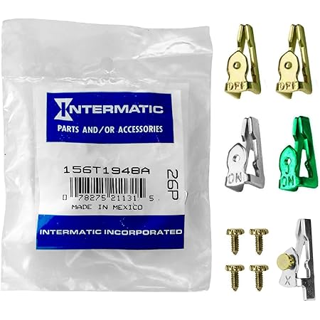 Amazon.com : Intermatic 156T1978A Time Switch Trippers for T100 Series ...