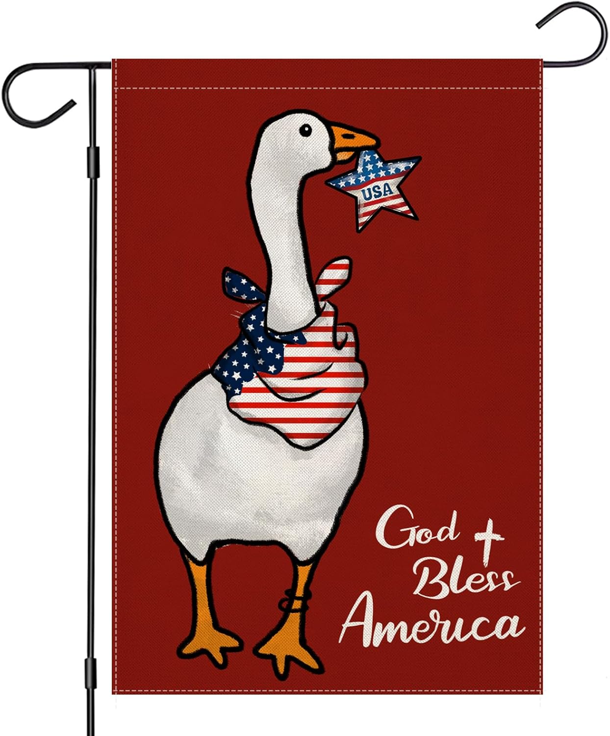Amazon.com : EKOREST Patriotic Garden Flags 12x18 Inch Double Sided ...