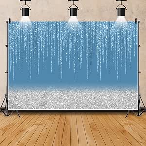 Amazon.com : 5x3ft Sky Blue Party Decorations,Graduation Backdrop ...