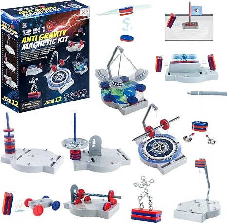 Amazon.com: 12-in-1 Anti Gravity Magnetic Levitation Science Kit Toy ...