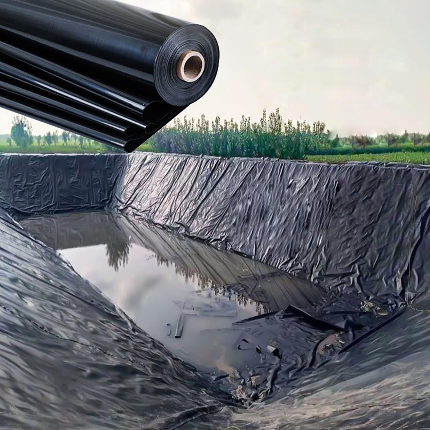 Amazon.com : Flexible Pre-Cut Pond Liner - Fish Pond Liners for Outdoor ...