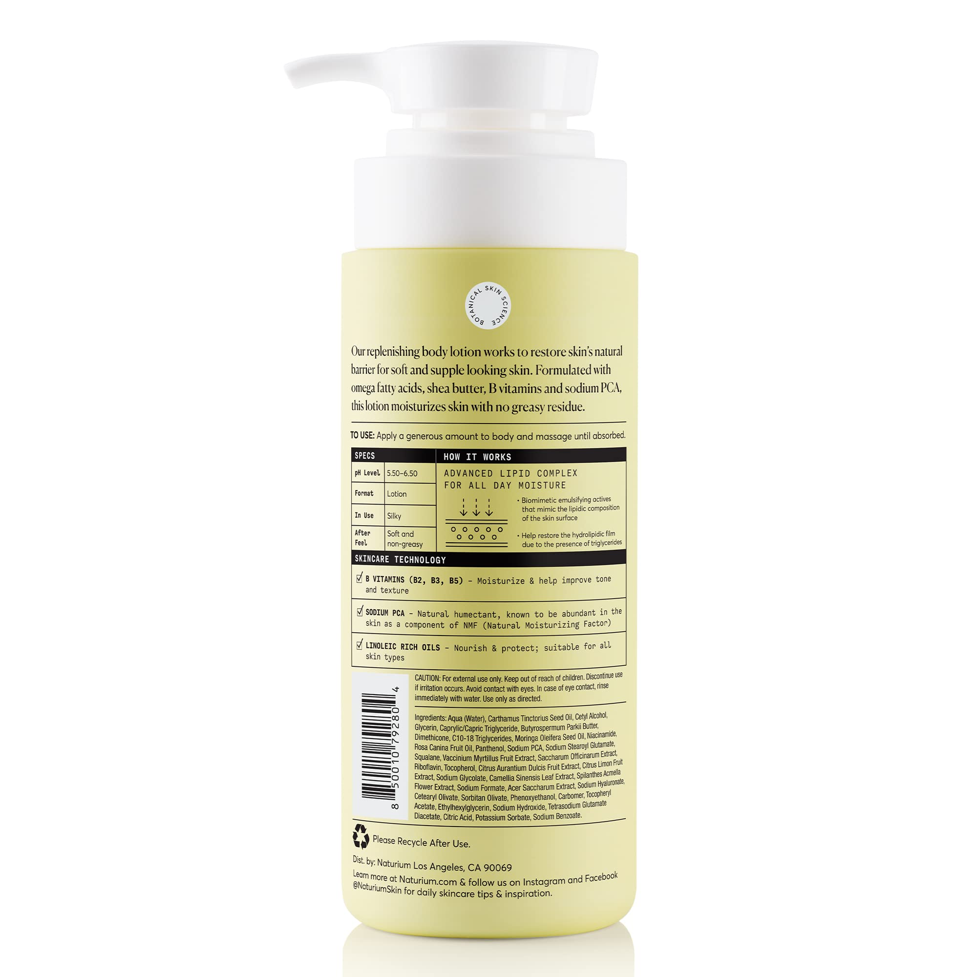 Snapklik.com : Naturium Bio-Lipid Restoring Moisturizing Body Lotion