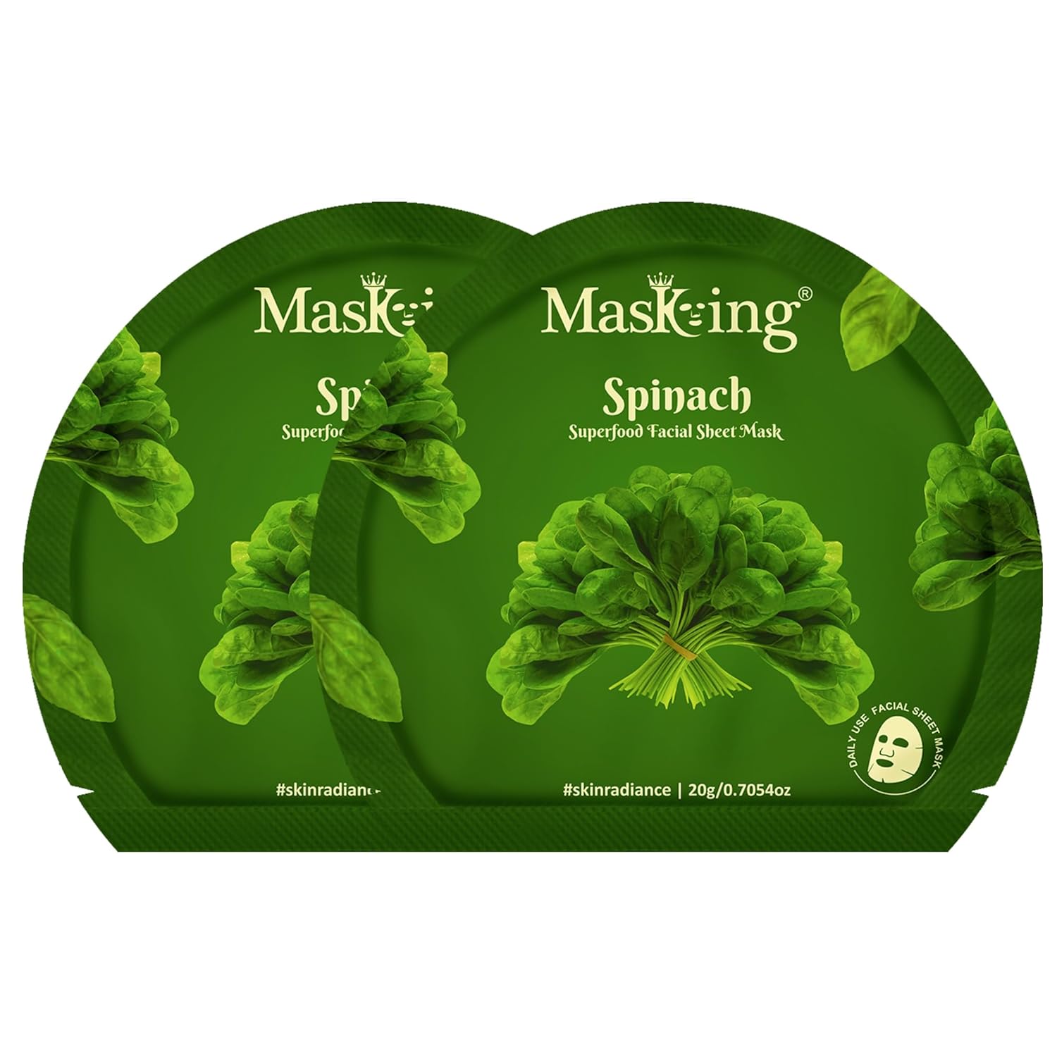 Buy Masking Superfood Spinach Facial Sheet Mask | Hydrating ...