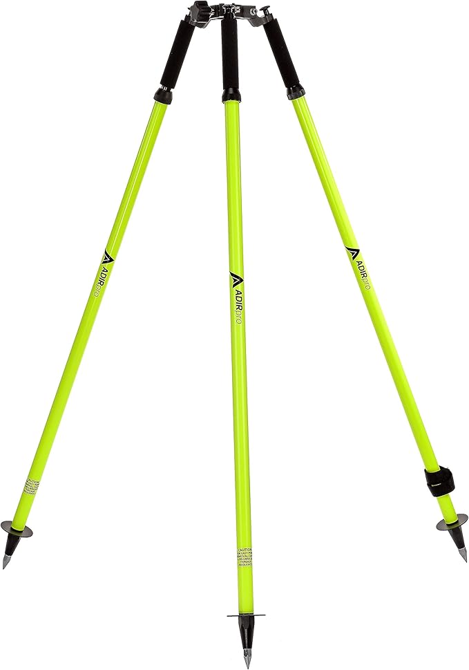 AdirPro Surveying Tripod for Prism - Thumb Screw Head Release ...