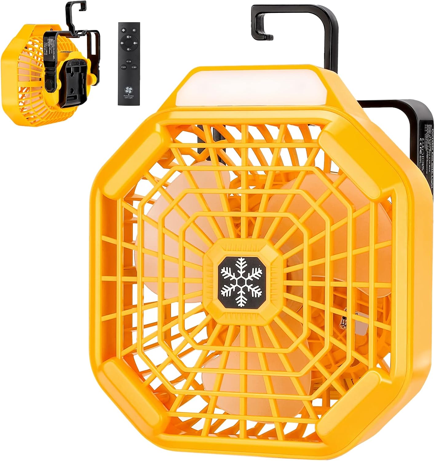 Amazon.com: Philophca Cordless Camping Fan Compatible with Dewalt 20V ...