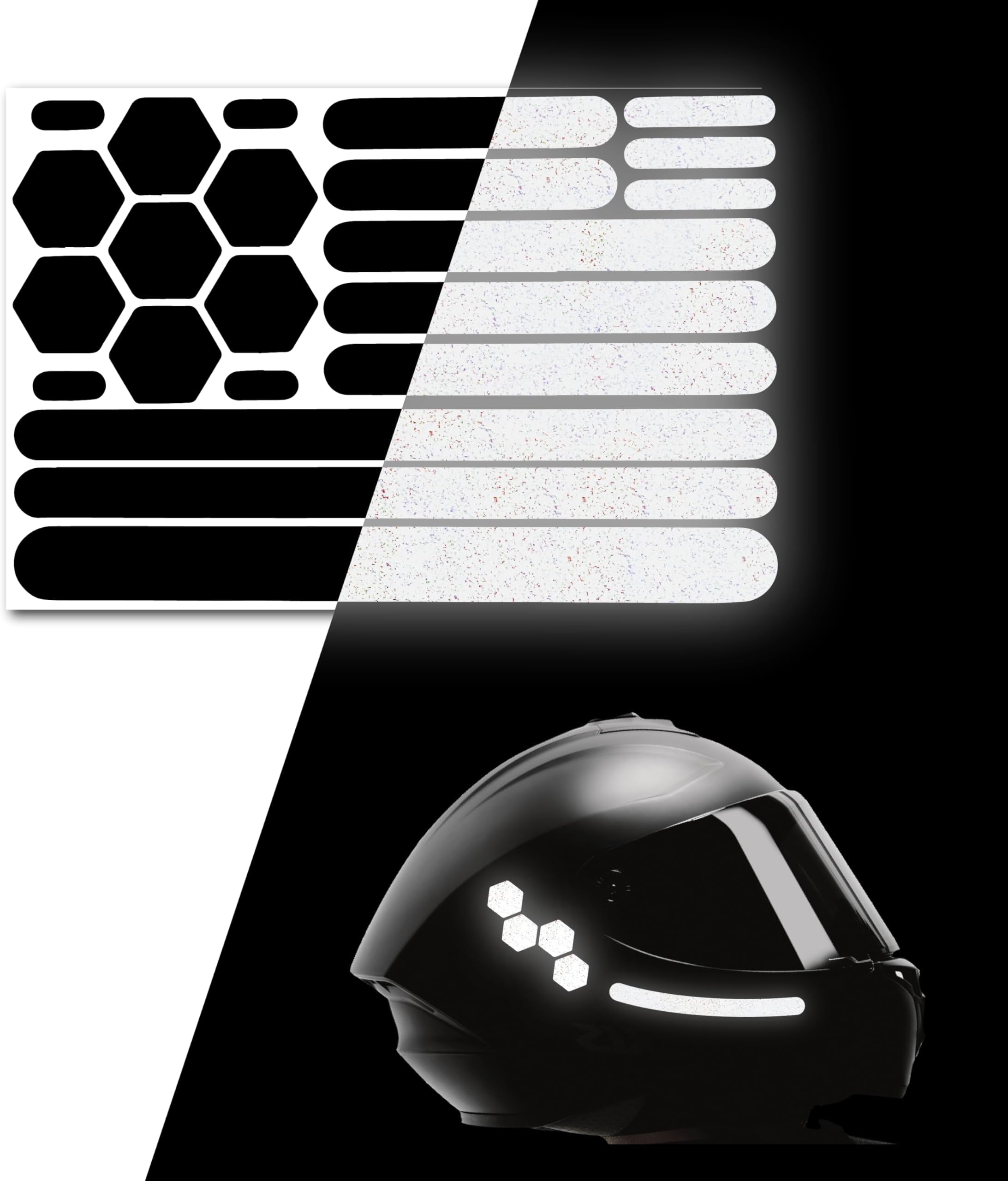 Amazon.com: American Sign Products Black Reflective Tape Roll 3M ...