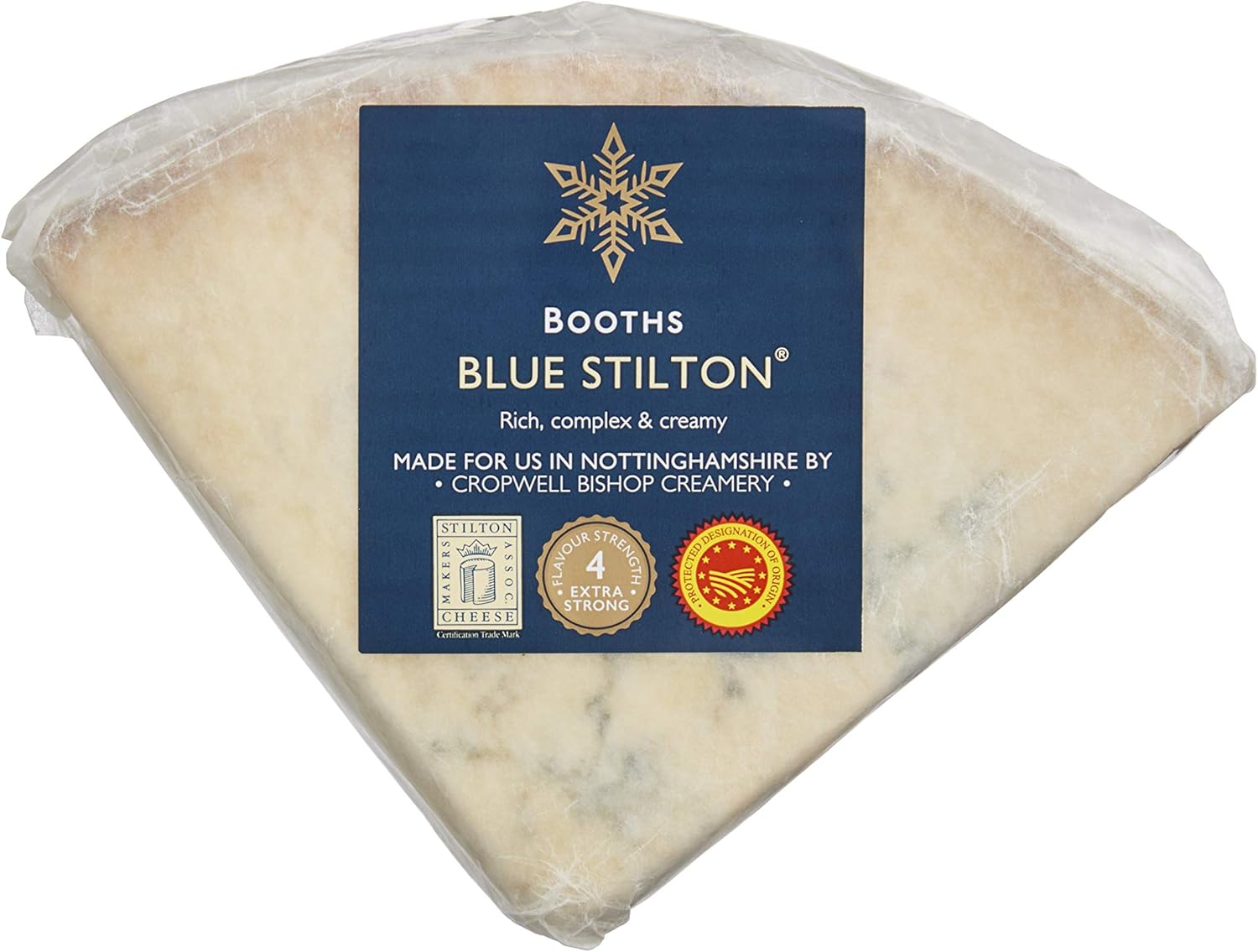 Booths Blue Stilton Wedge, 454 g : Amazon.co.uk: Grocery