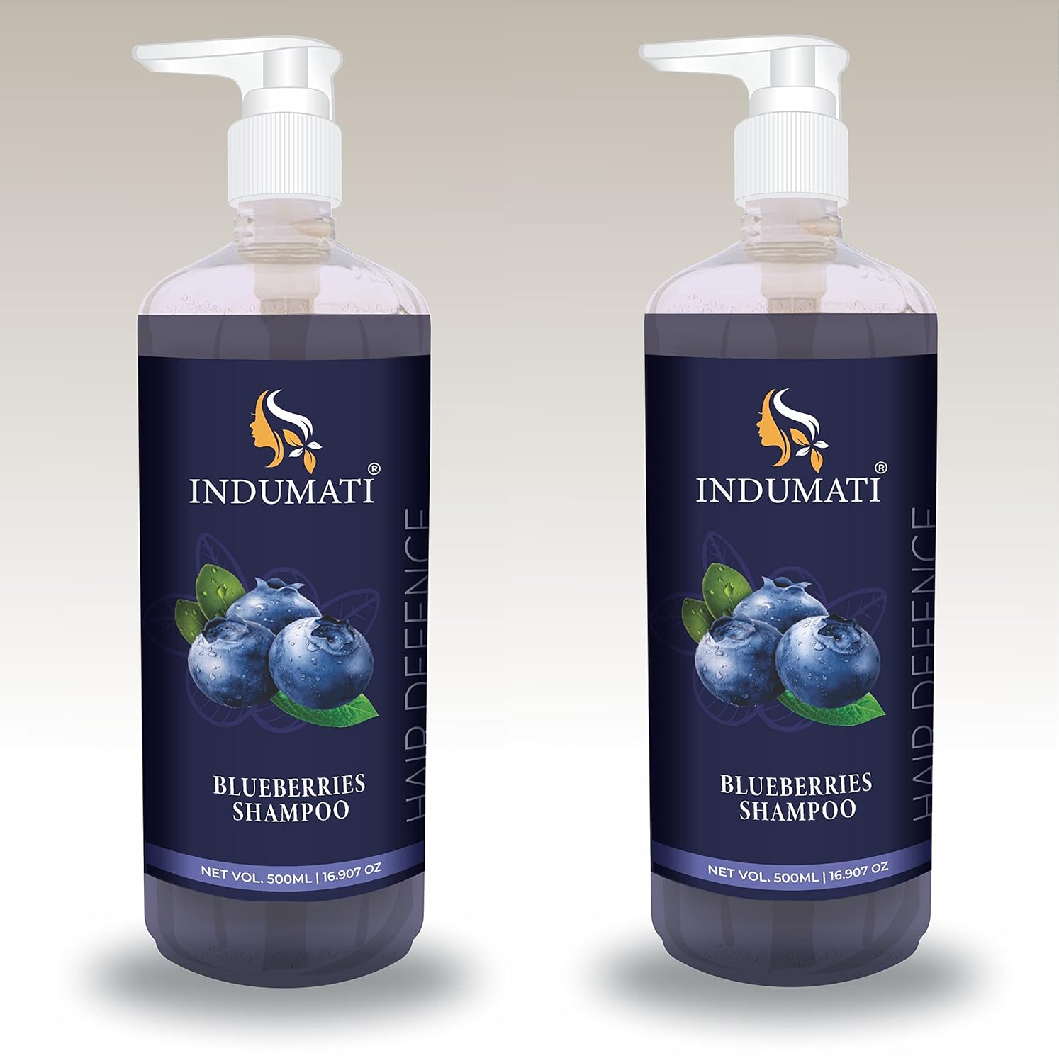 Amazon.com : Indumati Blueberries Shampoo Hair Defence shampoo (pack Of ...
