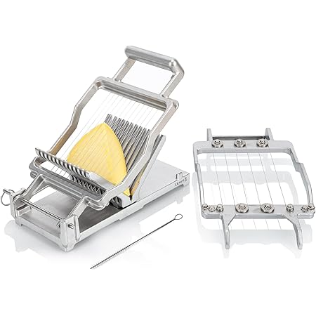 Amazon.com: Huanyu Commercial Cheese Slicer 1cm&2cm Stainless Steel ...