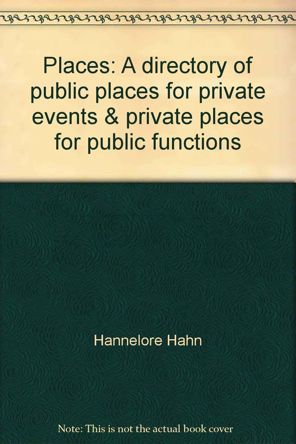 Places: A directory of public places for private events & private ...