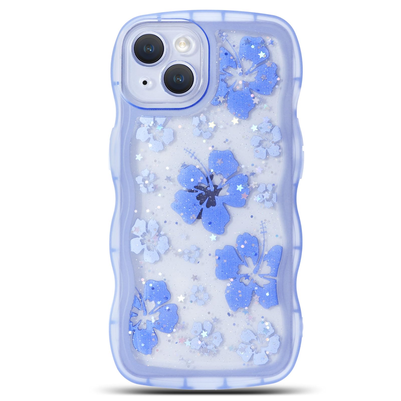 Amazon.com: NITITOP Compatible with iPhone 14 Case Cute Clear for Women Girls Flower Floral ...