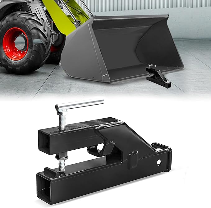 Amazon.com: Clamp On Trailer Hitch Receiver 2 Inch Ball Mount Adapter ...