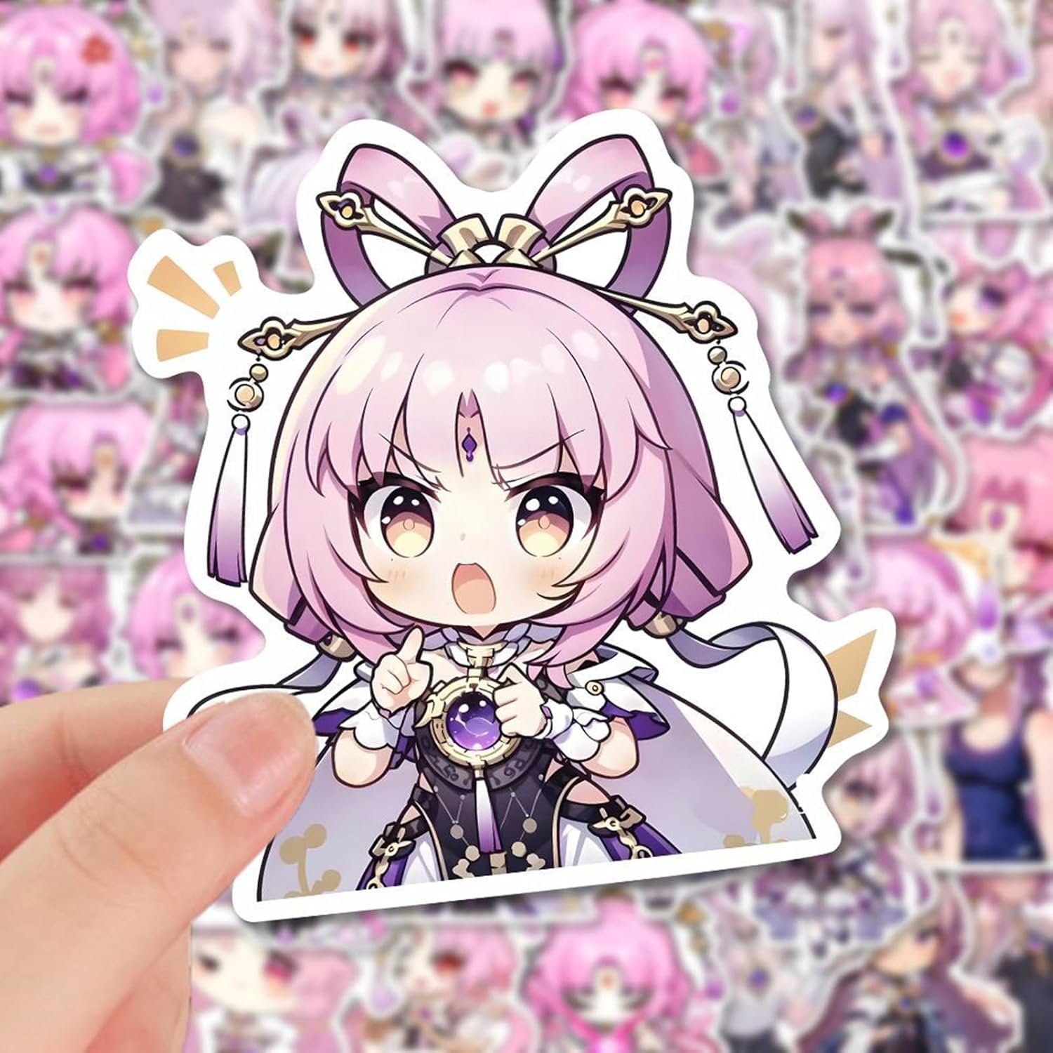 Amazon.com: Lucanoryz Honkai Star Rail Stickers [46Pcs] Fuxuan Cartoon ...