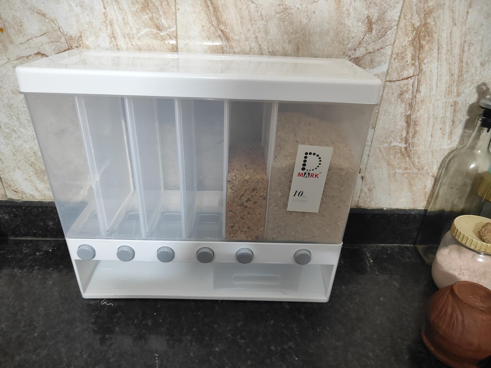 Scoovi™ Pulse Dispenser Wall Mounted Cereal Food Dispenser for Kitchen ...