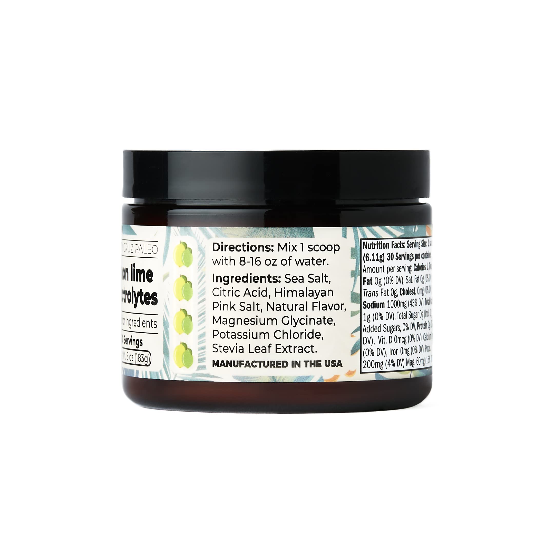 Snapklik.com : Santa Cruz Paleo Real Salt Electrolytes Powder, Lemon ...