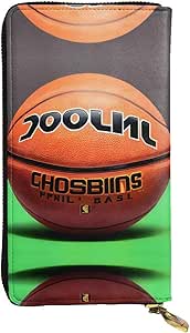 Amazon.com: XZDCAL Basketball Background Fashionable Leather Long ...