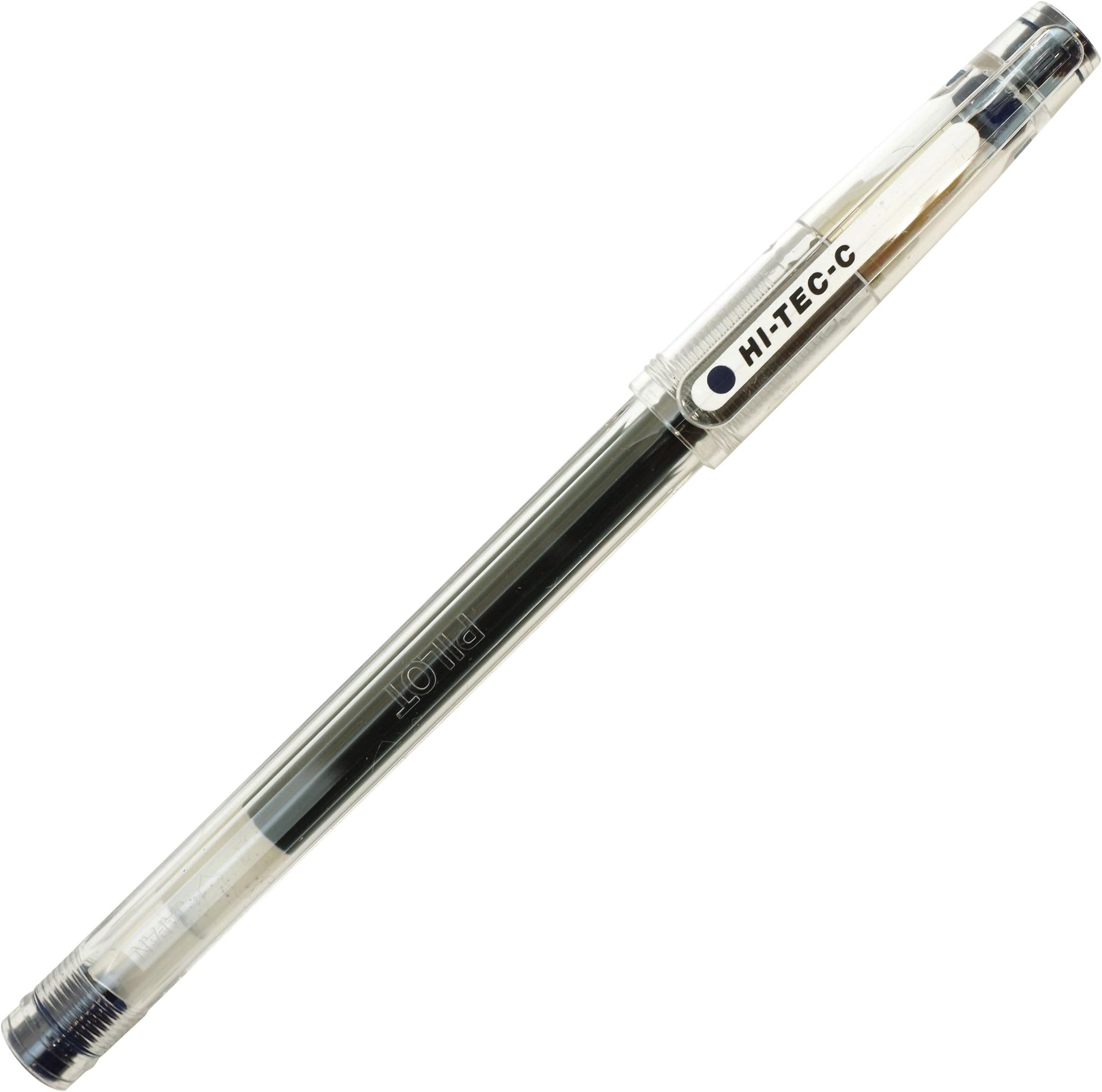 Amazon.com : Pilot Gel Ballpoint Pen, Hi-Tec-C 04, Fine, Blue Black (LH ...